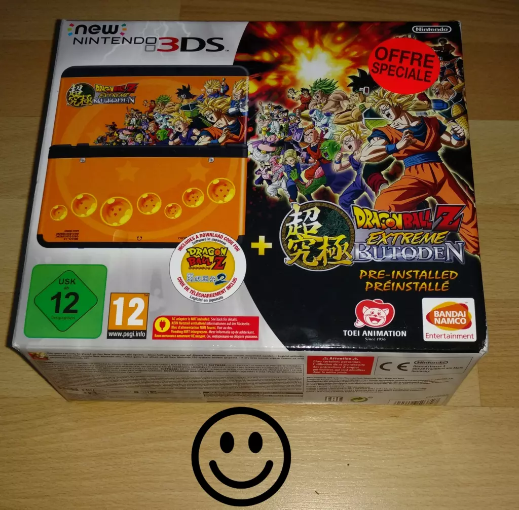 New 3DS Noire + Jeu + Coque Dragon Ball Z Extreme Butoden - Acheter ...