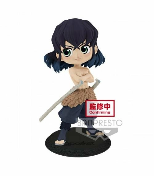 Kimetsu no yaiba - inosuke hashibira - figurine q posket ver.a 14cm