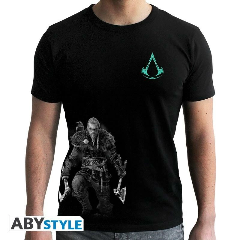 Assassin's creed valhalla - t-shirt noir viking - xxl