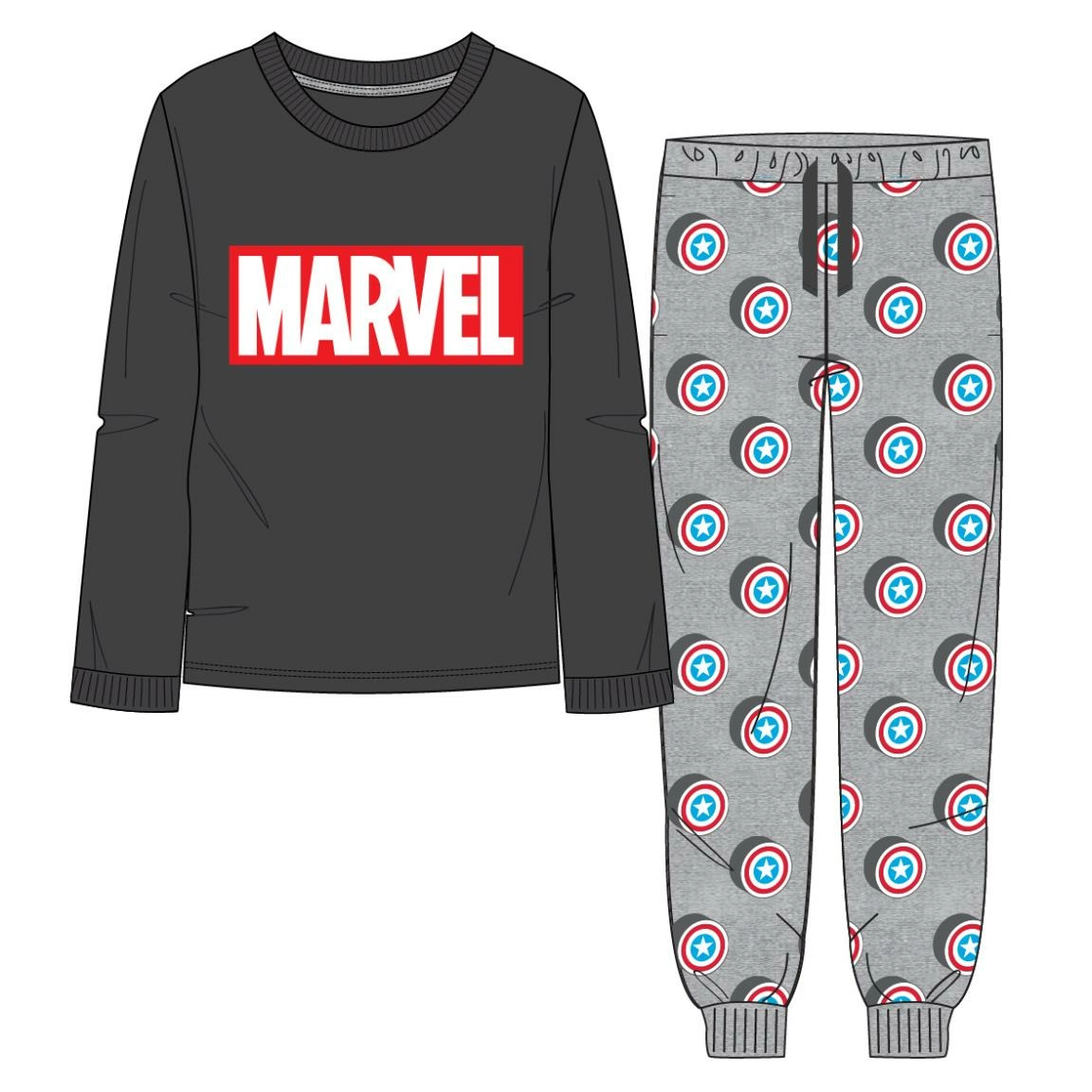 Marvel - pyjama long interlock - avengers - xxl