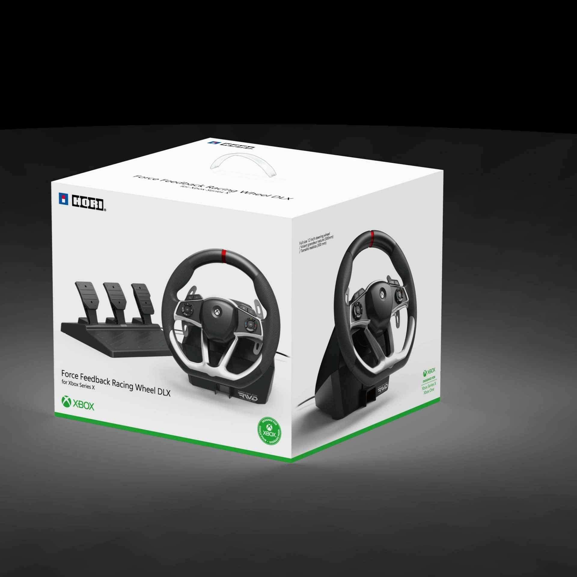 Hori - force feedback racing wheel dlx for xbox series x / s, xbox one & pc