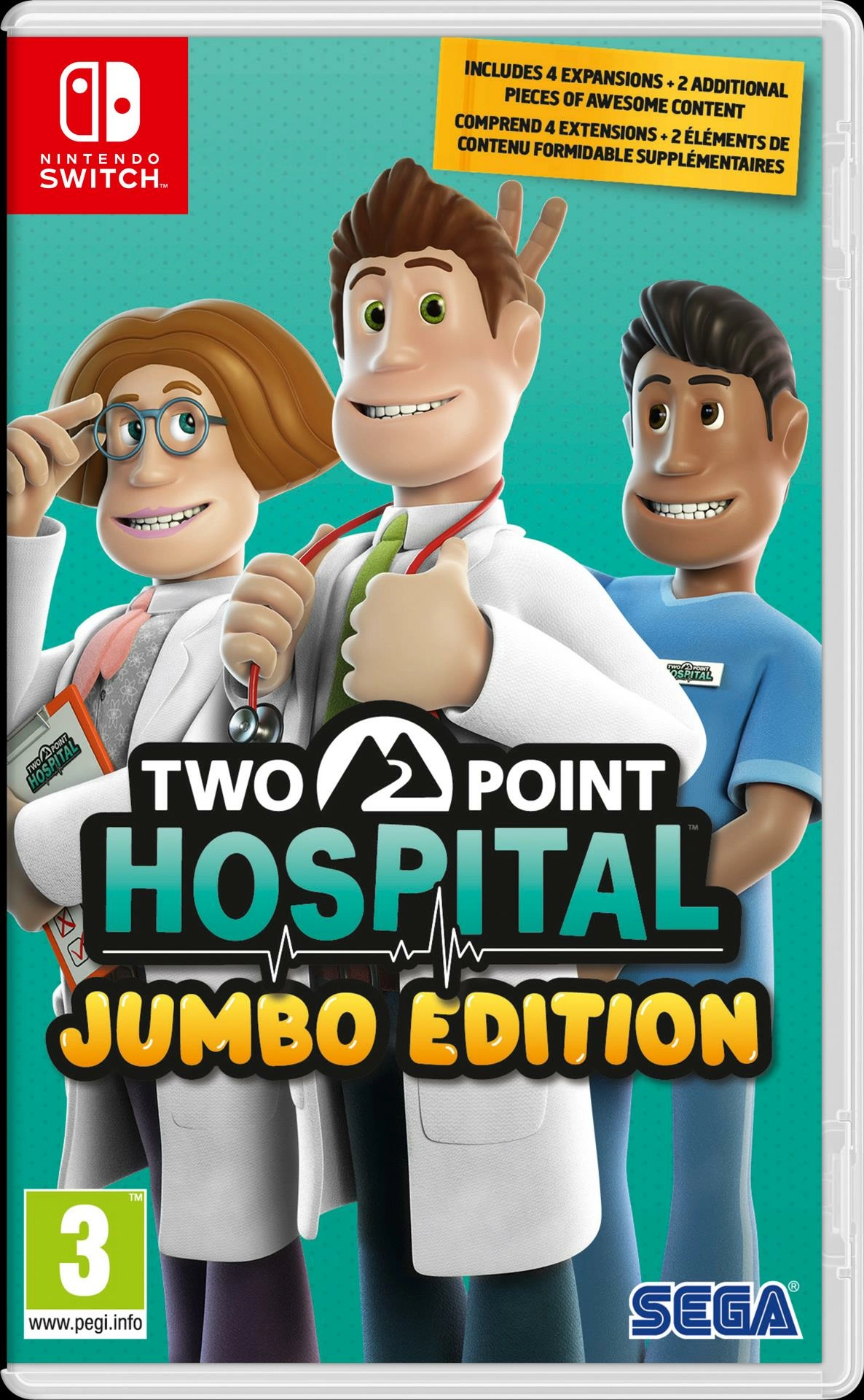 Two point hospital - jumbo edition - Switch
