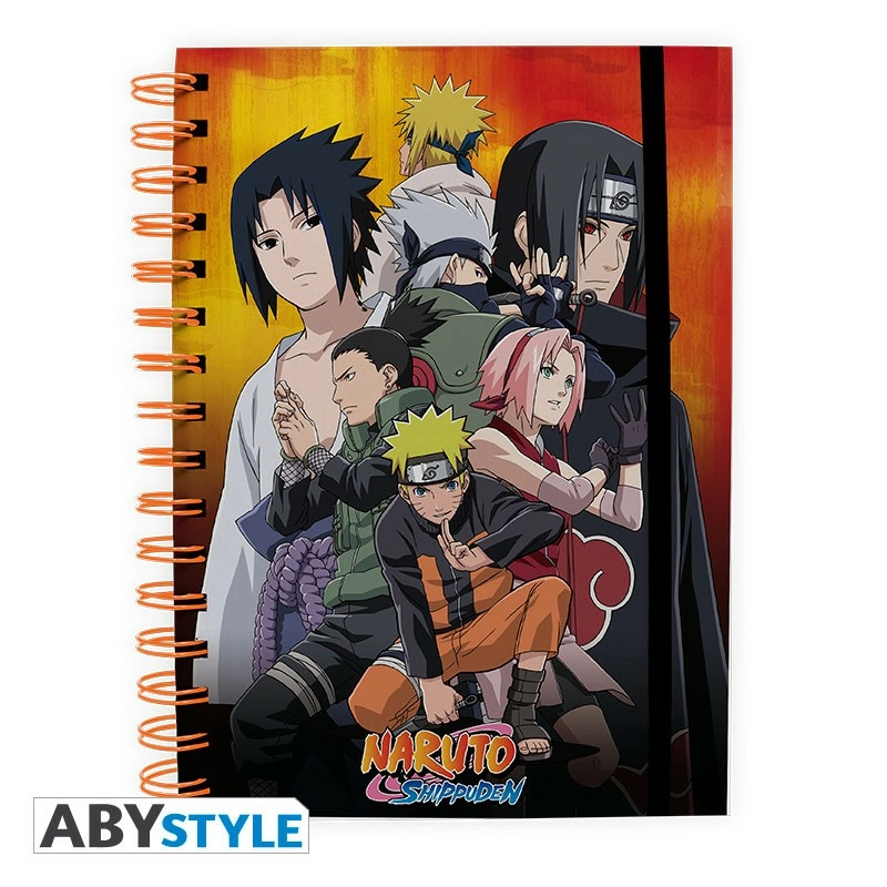 Naruto - group konoha - notebook a5