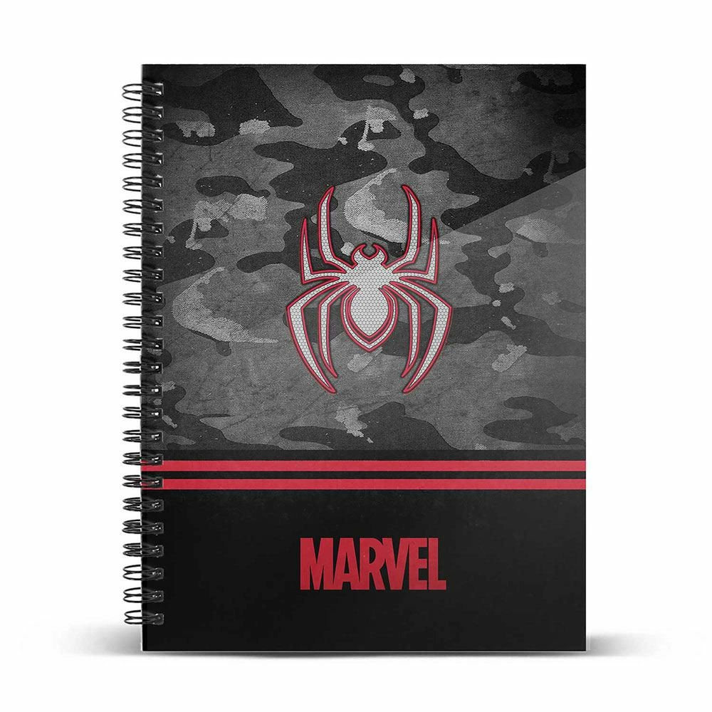 Marvel carnet de notes a4 spider-man dark