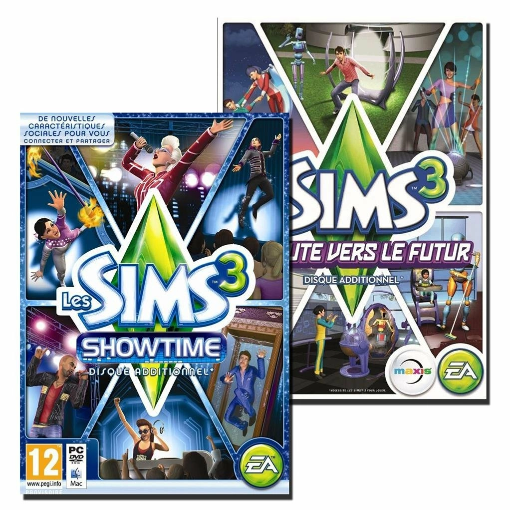 Les Sims 3 : Showtime + En route vers le futur - PC
