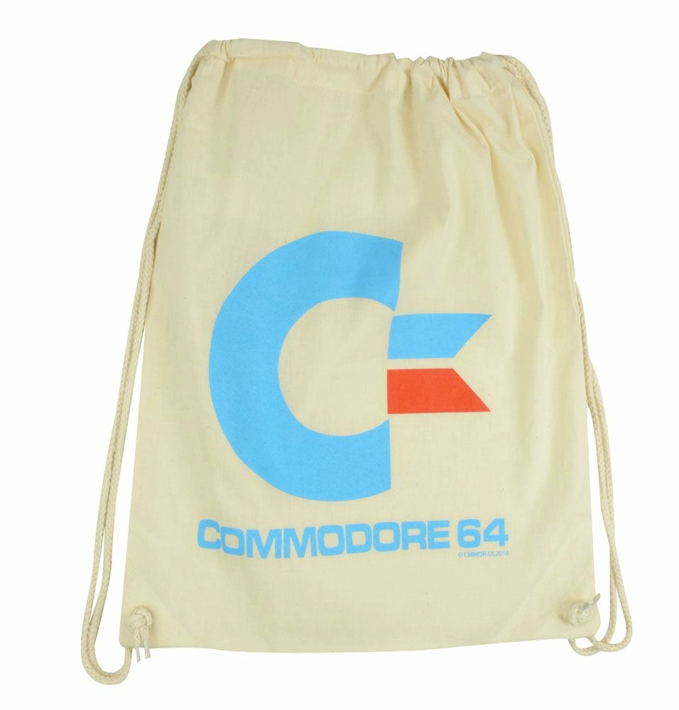 Commodore 64 sac en toile white logo