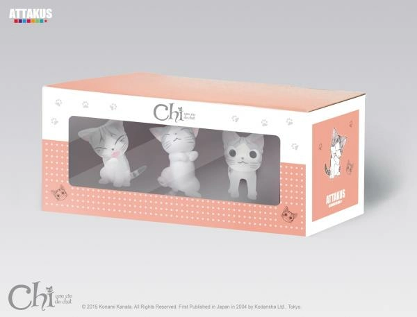 Chi - box de 3 figurines n°2 - 4cm