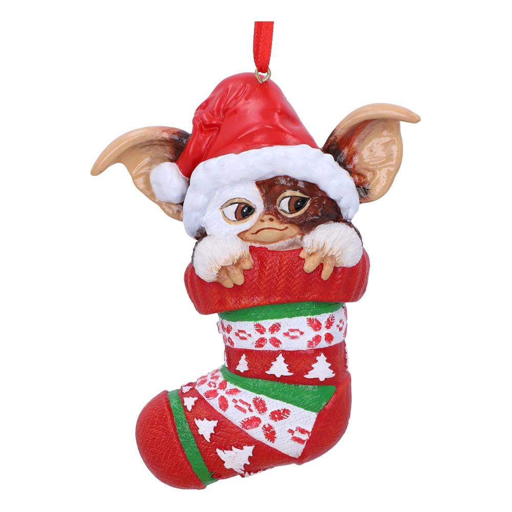Gremlins décorations sapin gizmo in stocking (carton de 6)