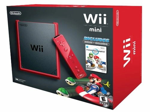 Console Wii Mini Rouge + Mario Kart