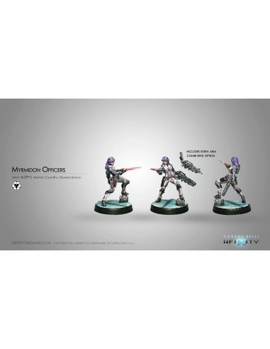 Infinity - myrmidon officer (combi rifle boarding shotgun)