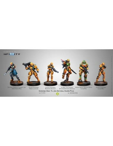 Infinity - invincible army (yu jing sectorial starter pack)