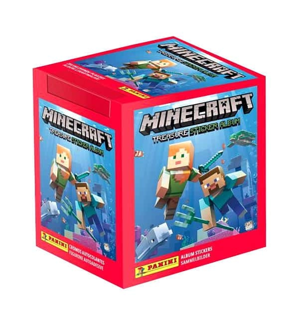 Panini - minecraft pochette 5 stickers boite de 50