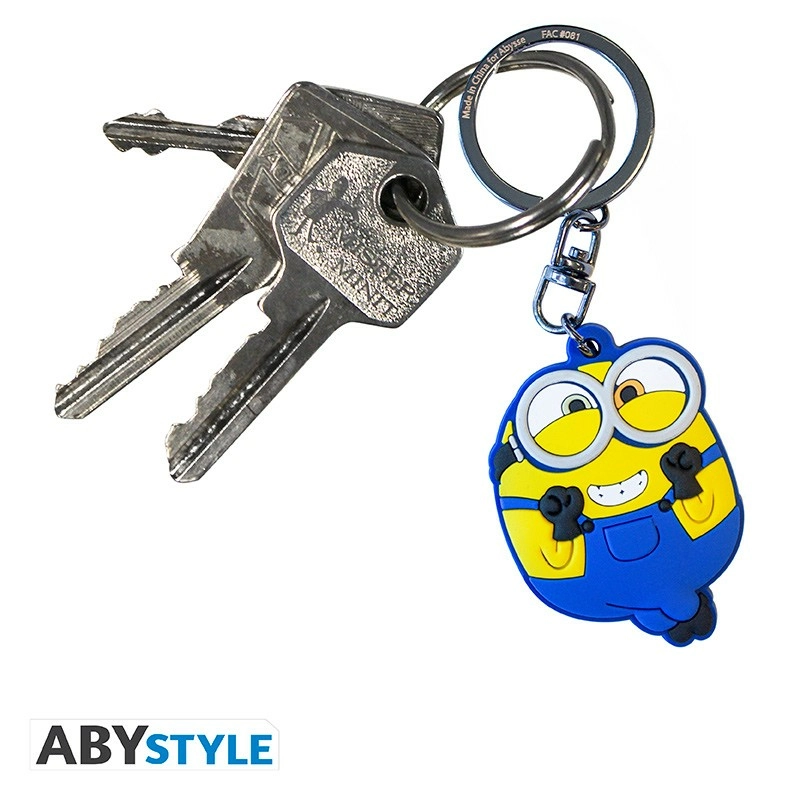 Minions - bob - porte-clés en pvc