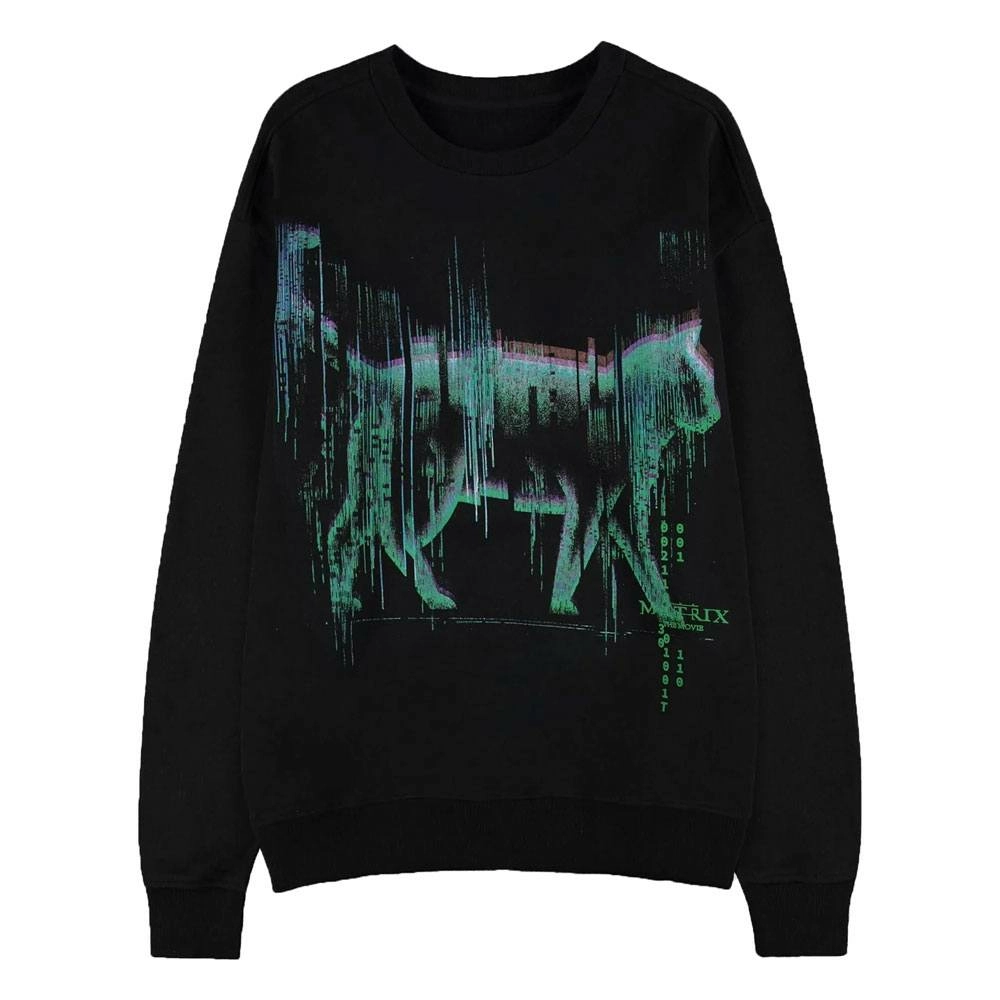 The matrix sweater coded cat (m)