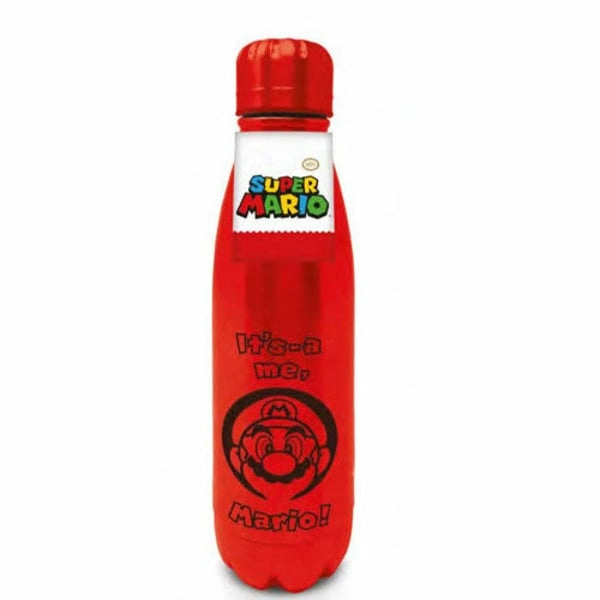 Super mario bros. - petite bouteille en métal mario 540ml