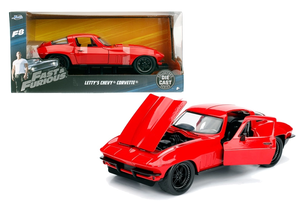 Fast & furious - 1966 chevy corvette 1 - 1:24