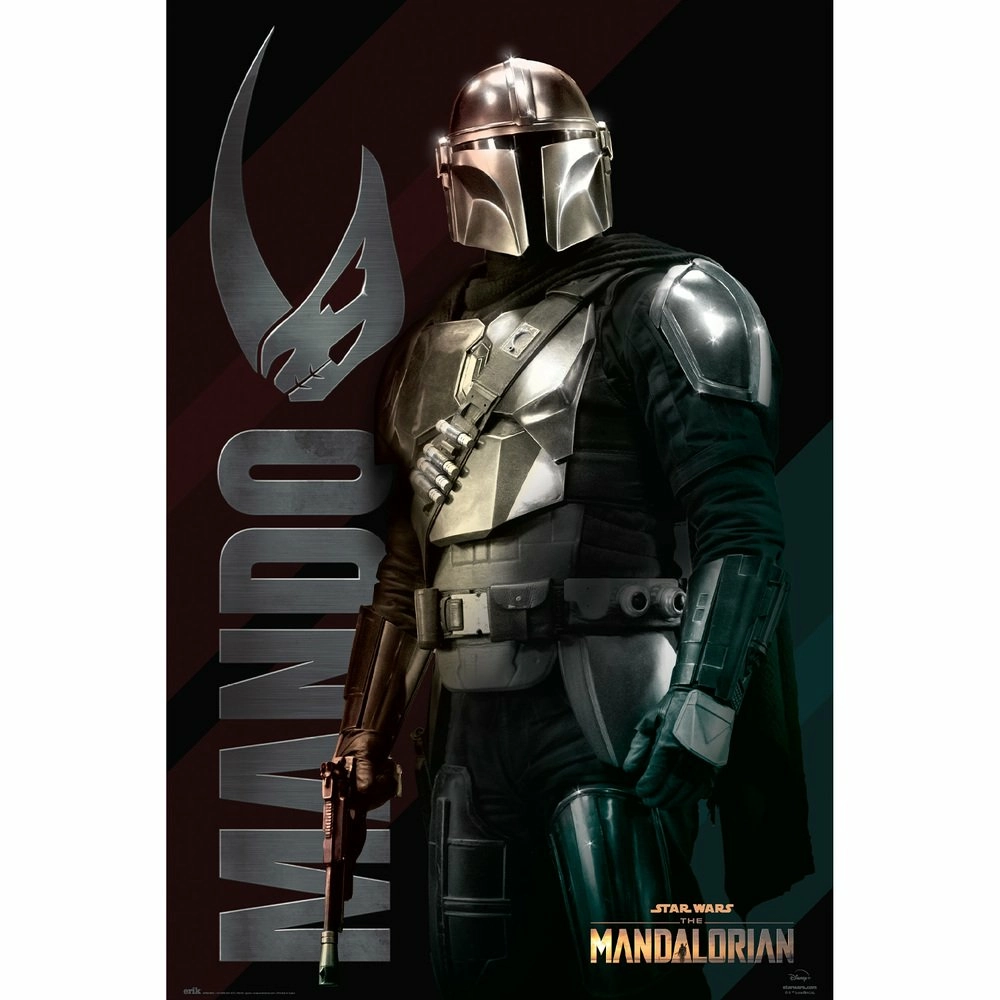 Star wars - the mandalorian : mando - poster 61x91.5cm