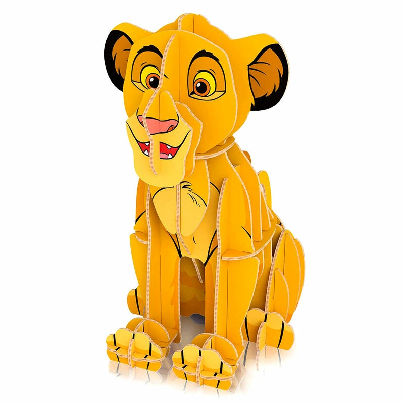 Disney - le roi lion - puzzle 104p + figurine puzzle 3d