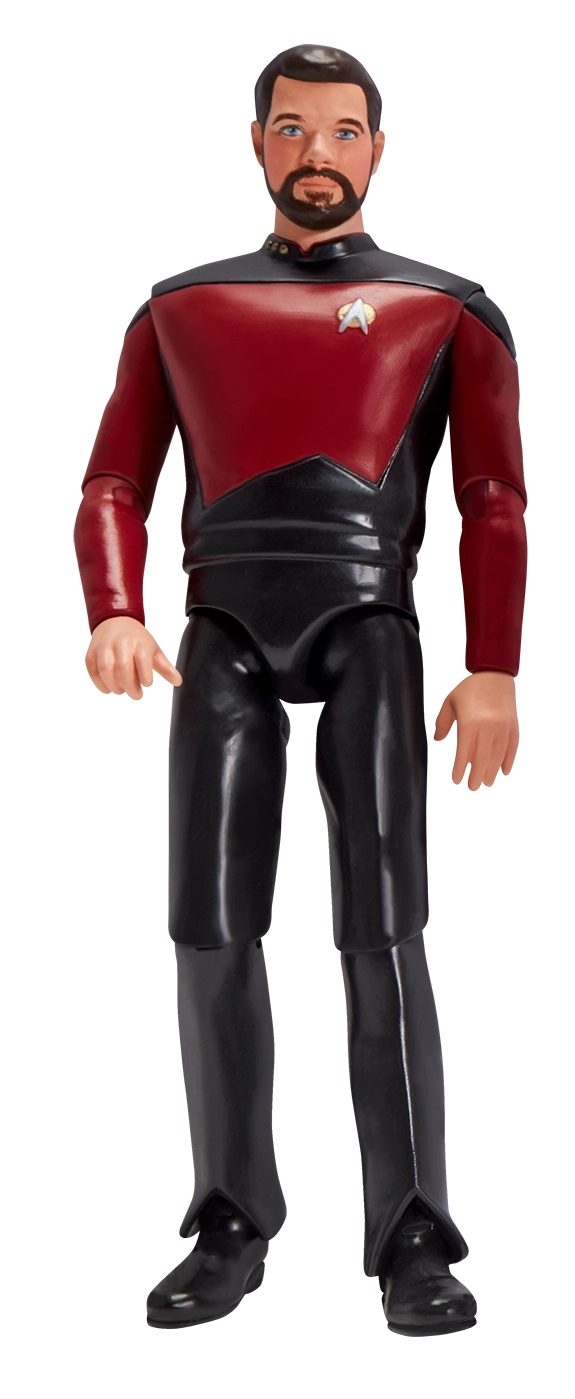 Star trek next generation - riker - figurine 12cm
