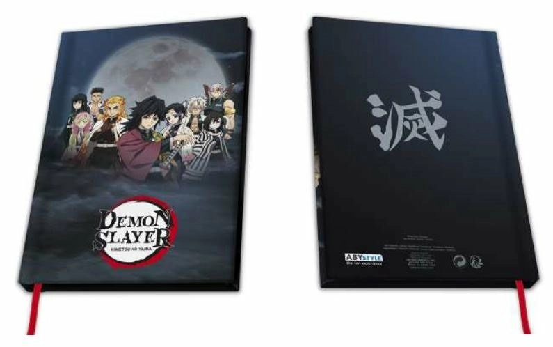 Demon slayer - pillars - notebook a5