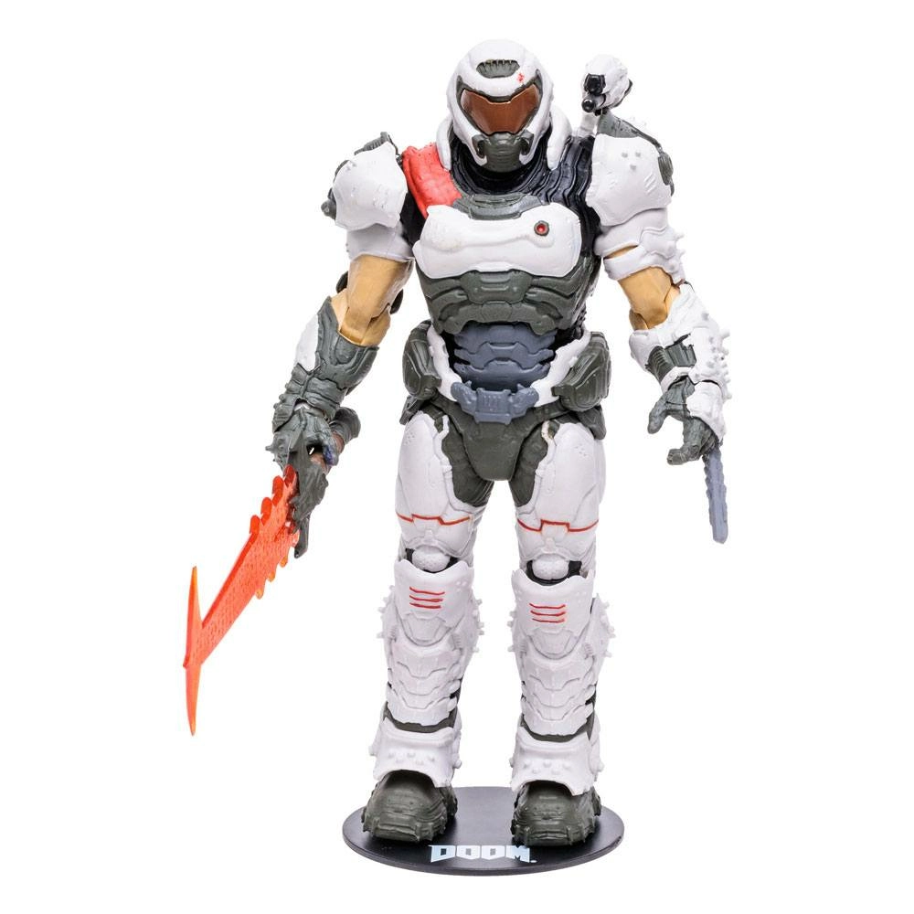 Doom eternal figurine doom slayer (white armor) 18 cm