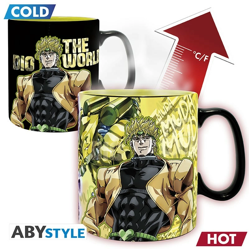 Jojo's bizarre adventure - jotaro dio - mug thermoréactif 460ml