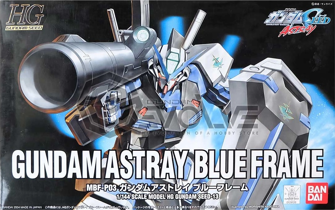 Gundam - hg 1/144 gundam astray blue frame mbf-p03 - model kit