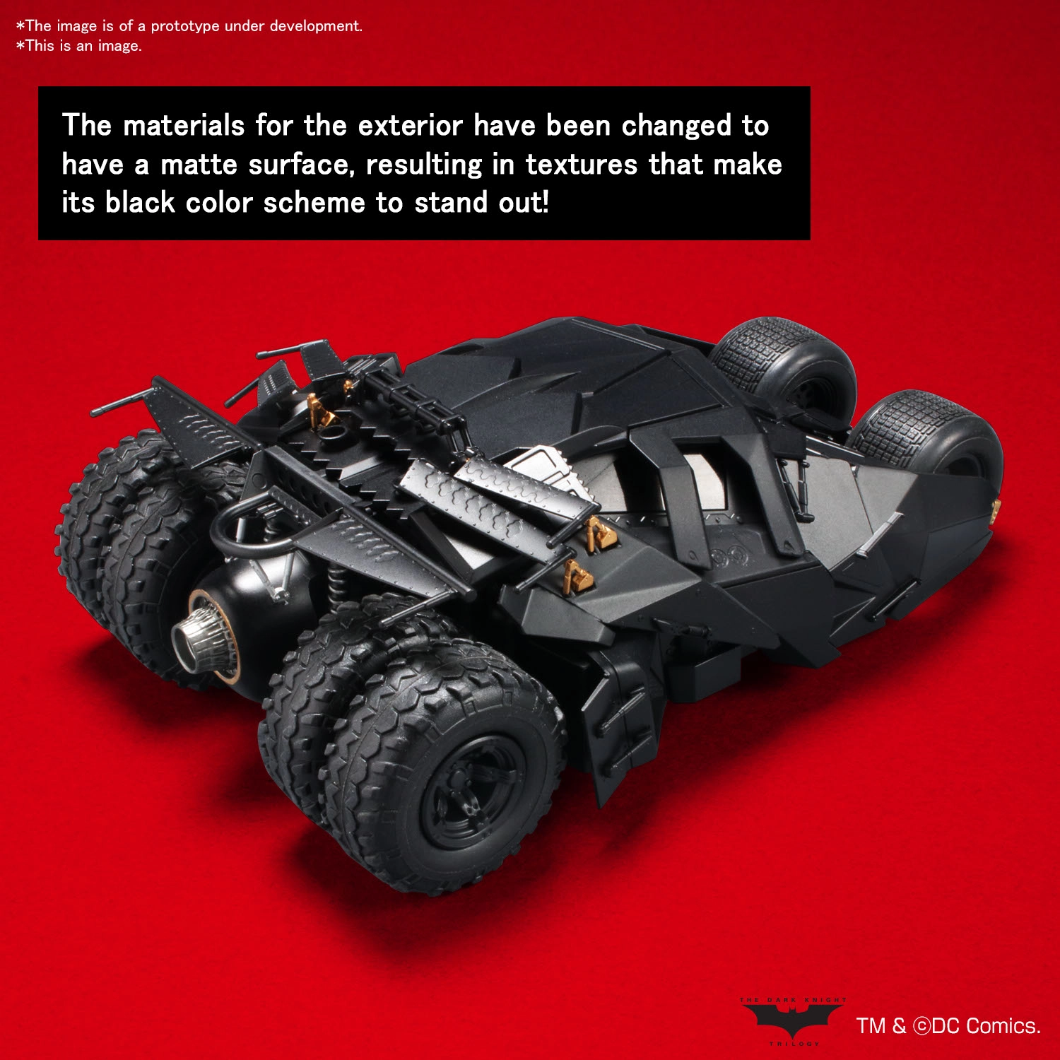 Dc comics - batman 1/35 batmobile (batman begins) - model kit