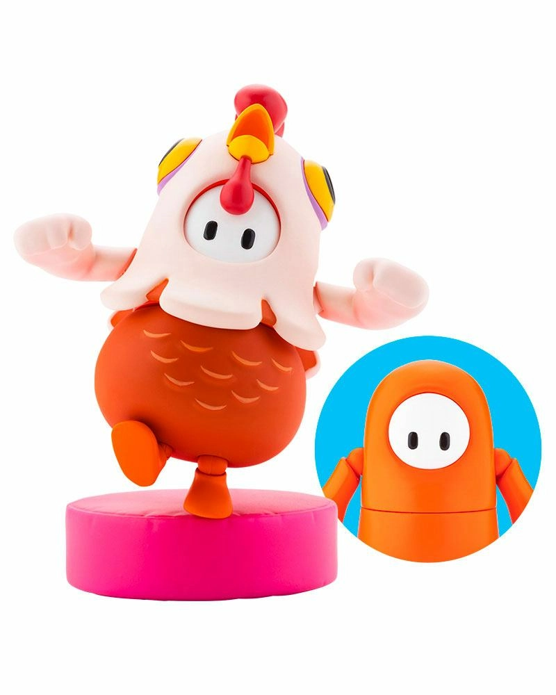 Fall guys: ultimate knockout figurine 1/20 pack 01 movie star / chicken ...