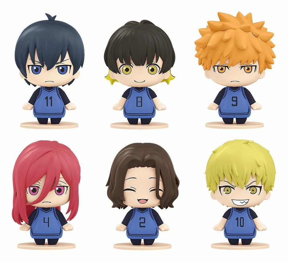 Blue lock pack 6 figurines pocket maquette 01 5 cm