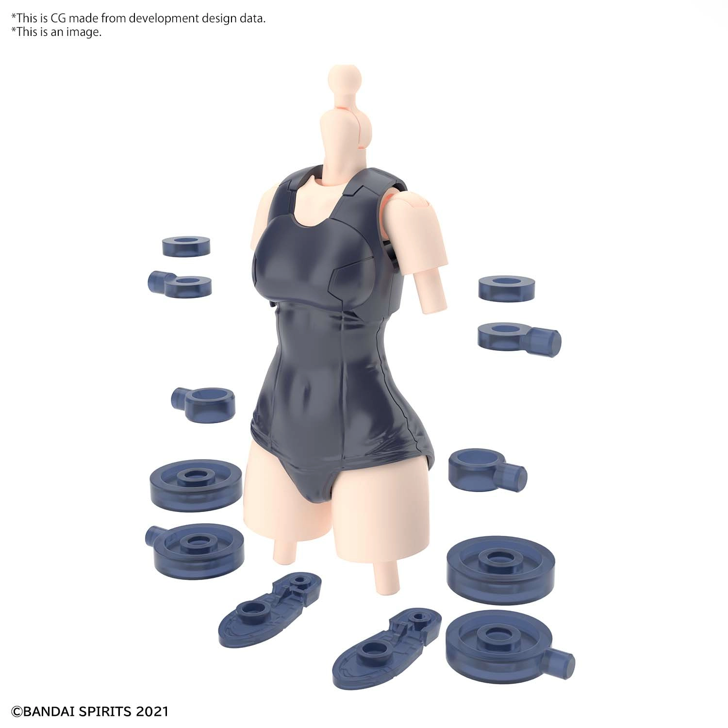 30ms - 30ms option body parts type s02 (color b) - model kit