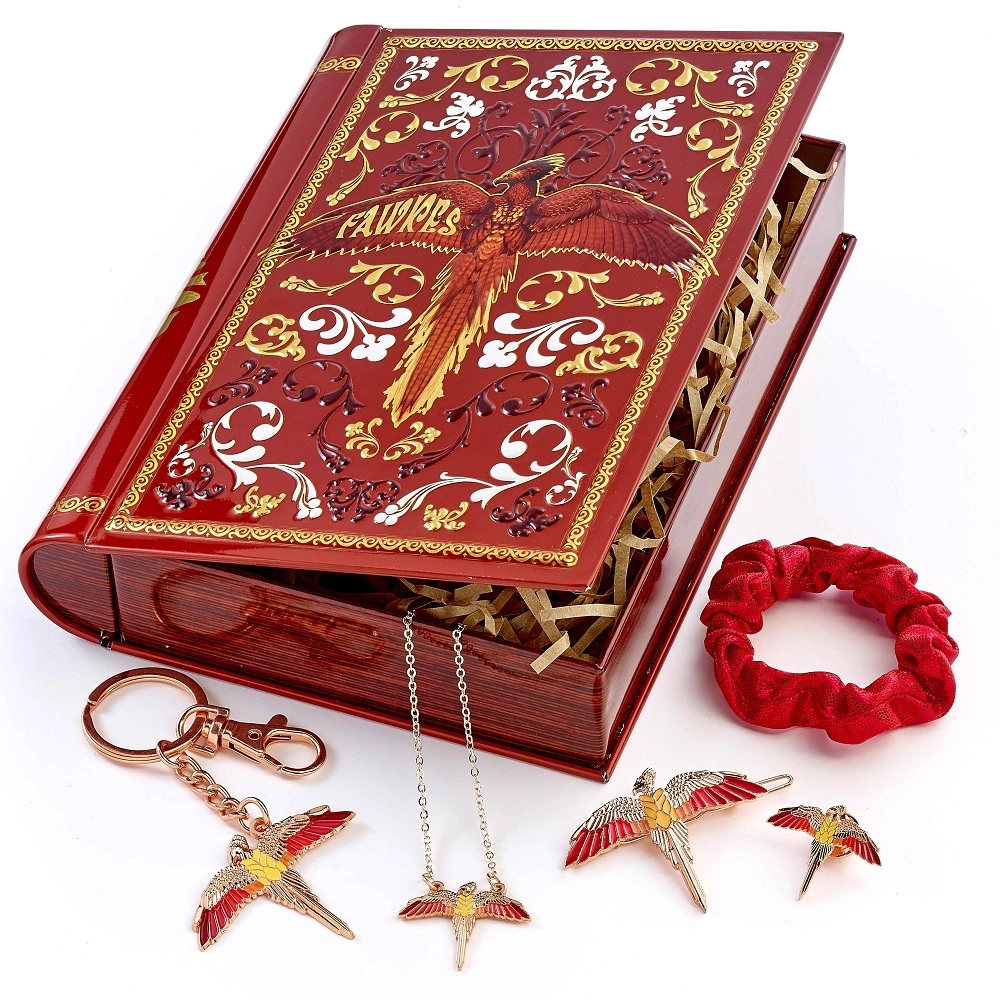 Harry potter - phénix - box cadeau - bijoux 5 pc.