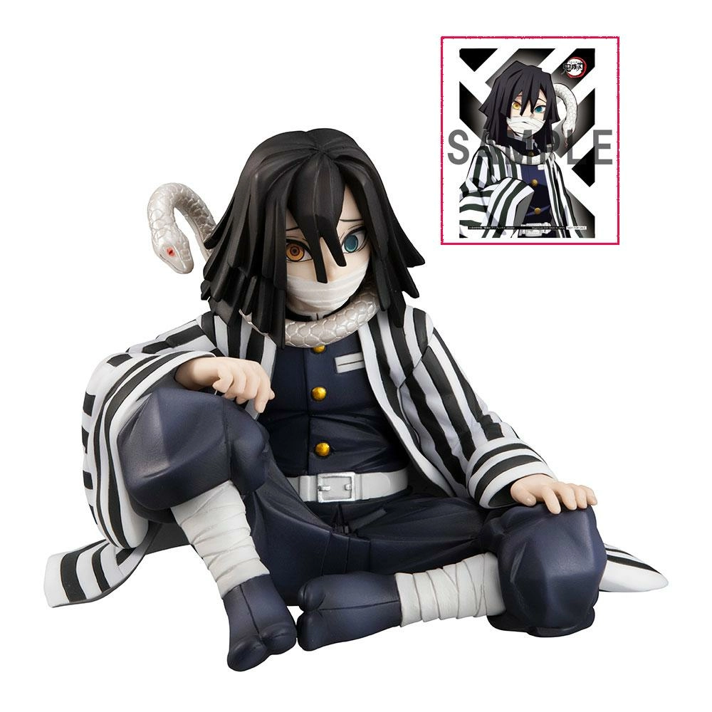 Demon slayer kimetsu no yaiba statuette pvc g.e.m. iguro-san palm size ...