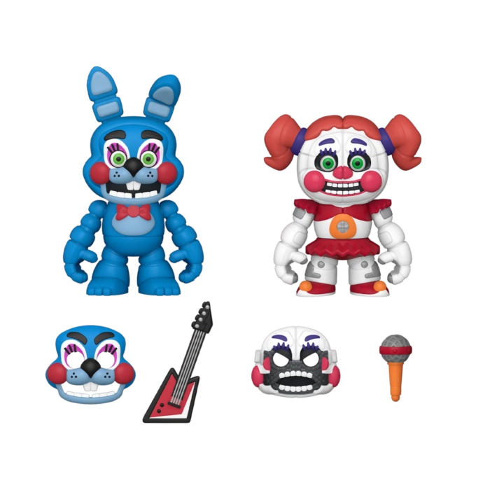 Fnaf - toy bonnie & baby - double snap pack funko