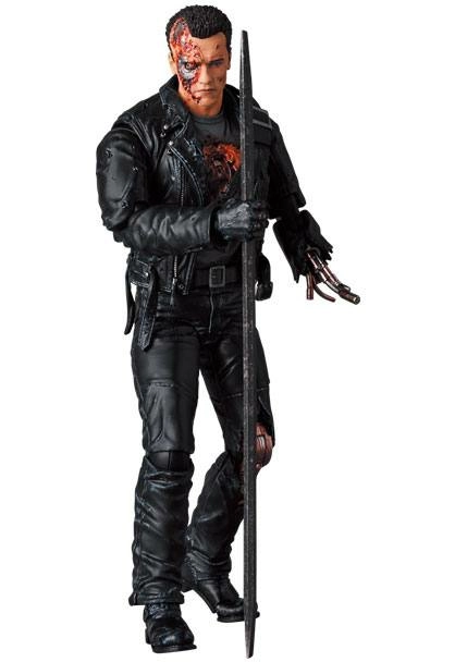 Terminator 2 figurine mafex t-800 battle damage ver. 16 cm
