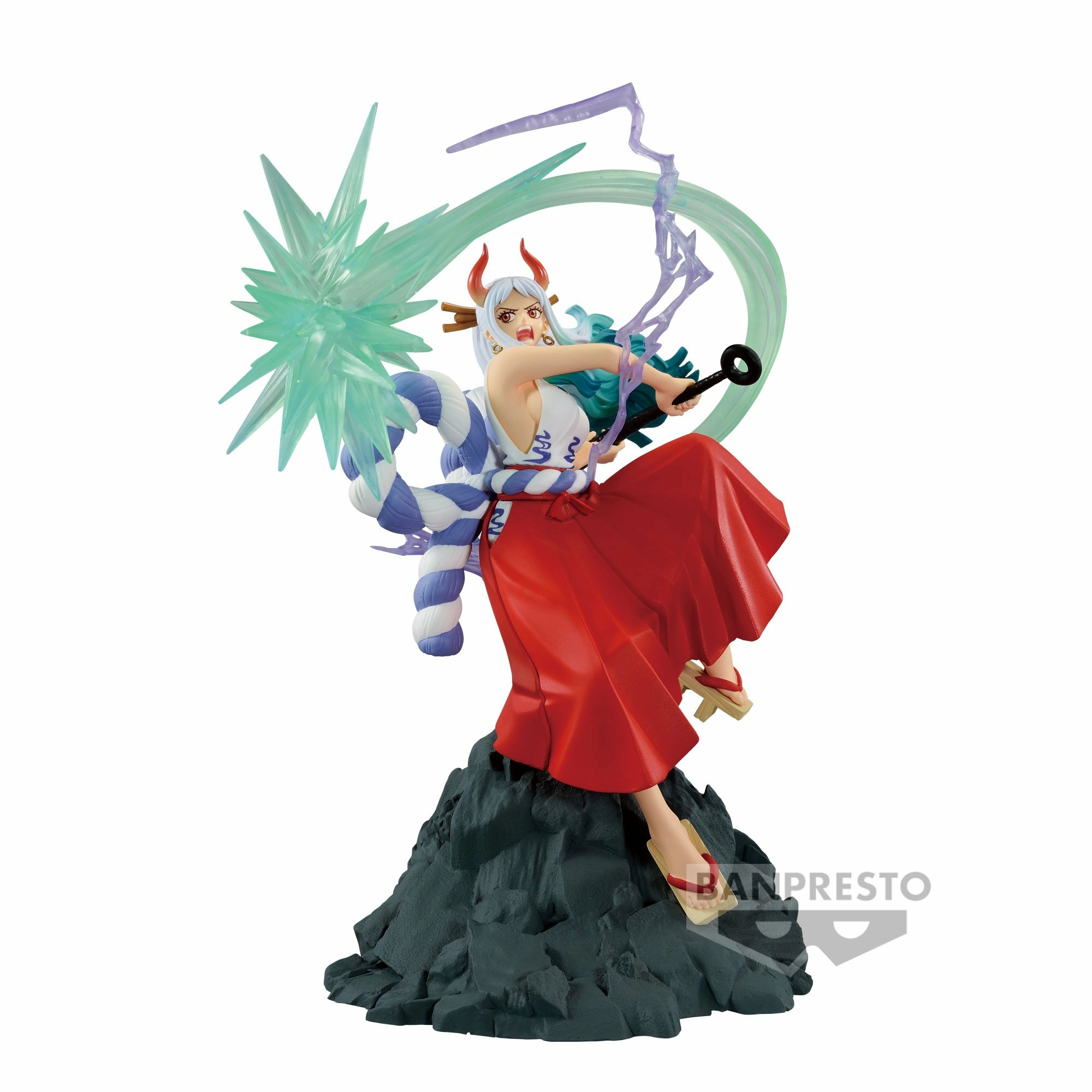 One piece - yamato the anime" - figurine dioramatic 19cm"