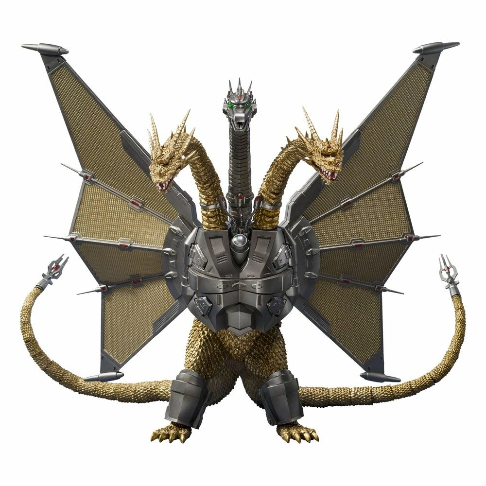 Godzilla vs. king ghidorah figurine s.h. monsterarts mecha ghidorah ...