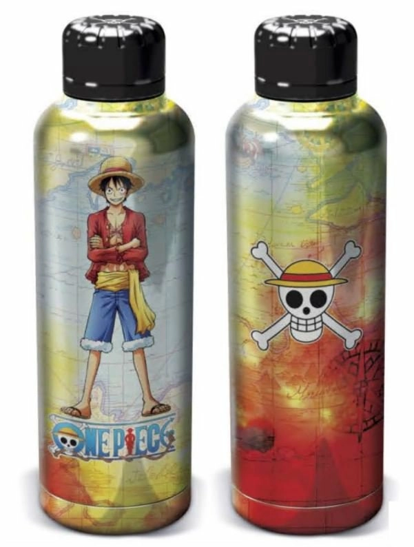 One piece - map - bouteille en acier inoxydable - format 515ml