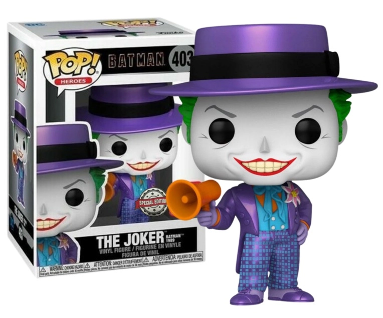 Batman 89 - pop n° 403 - joker w/speaker metal effect special edition