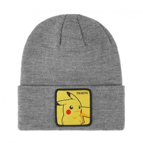 Pokémon - bonnet gris - pikachu