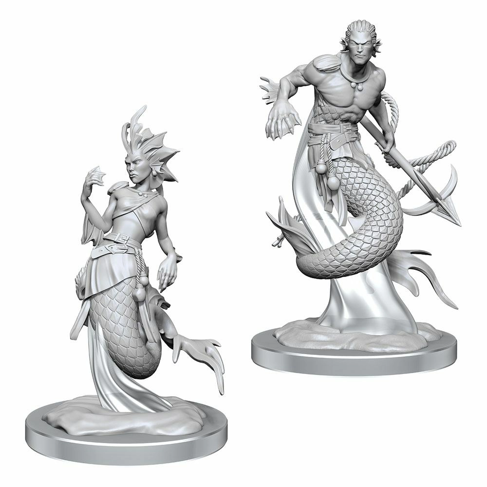 D&d nolzur's marvelous miniatures pack 2 miniatures à peindre merfolk