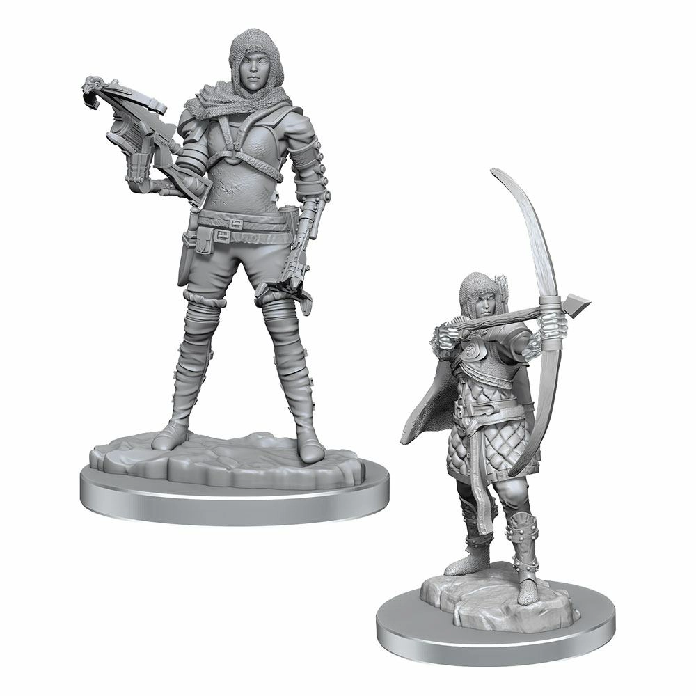 Wizkids deep cuts miniatures pack 2 miniatures à peindre human rogue