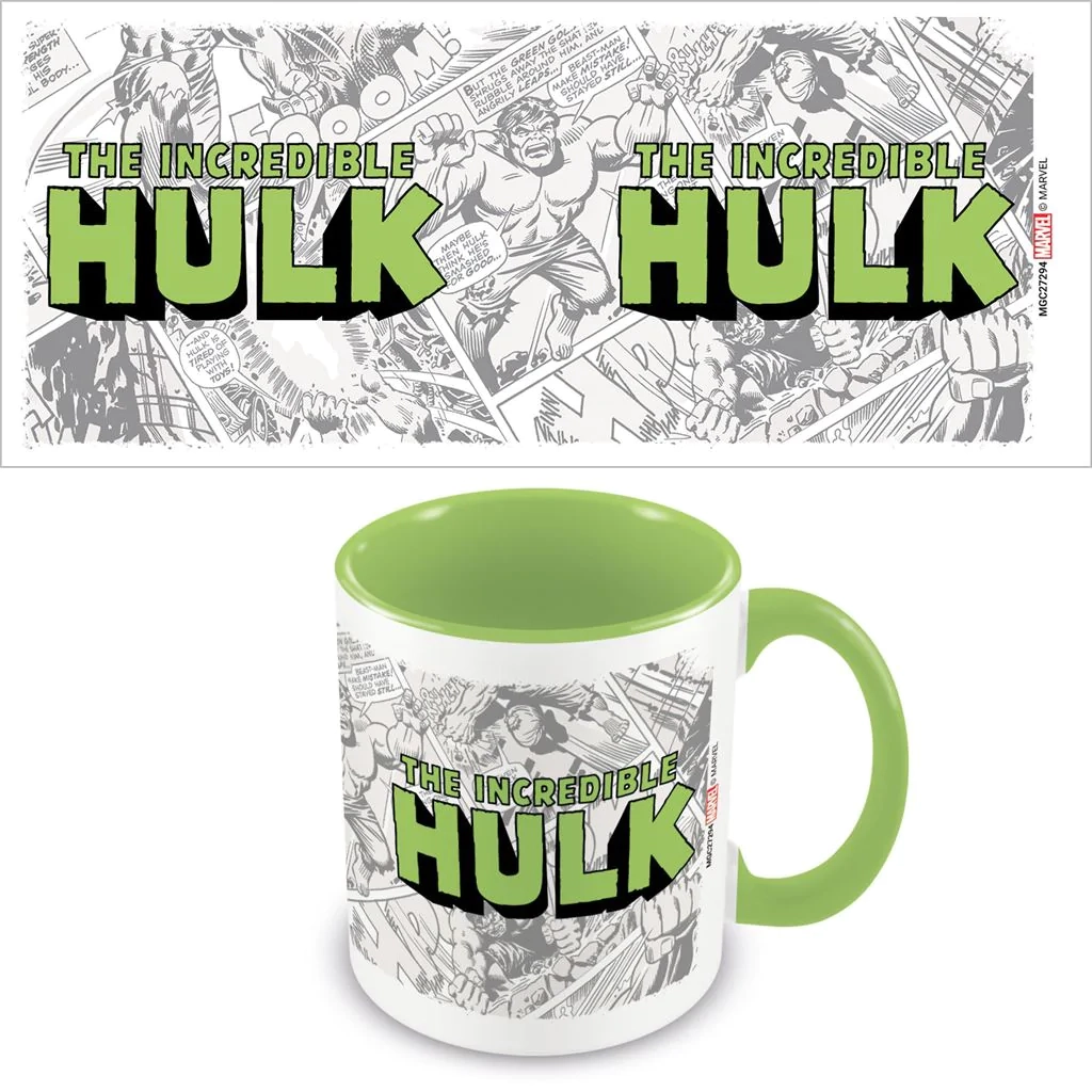 L'incroyable hulk - logo - mug intérieur coloré 315ml