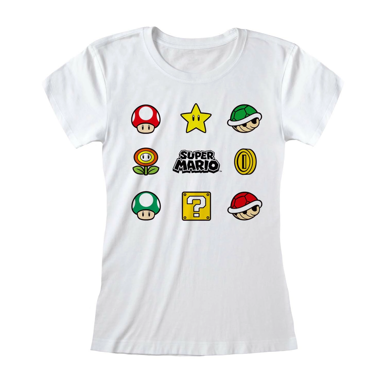 Nintendo super mario - items (fitted)
