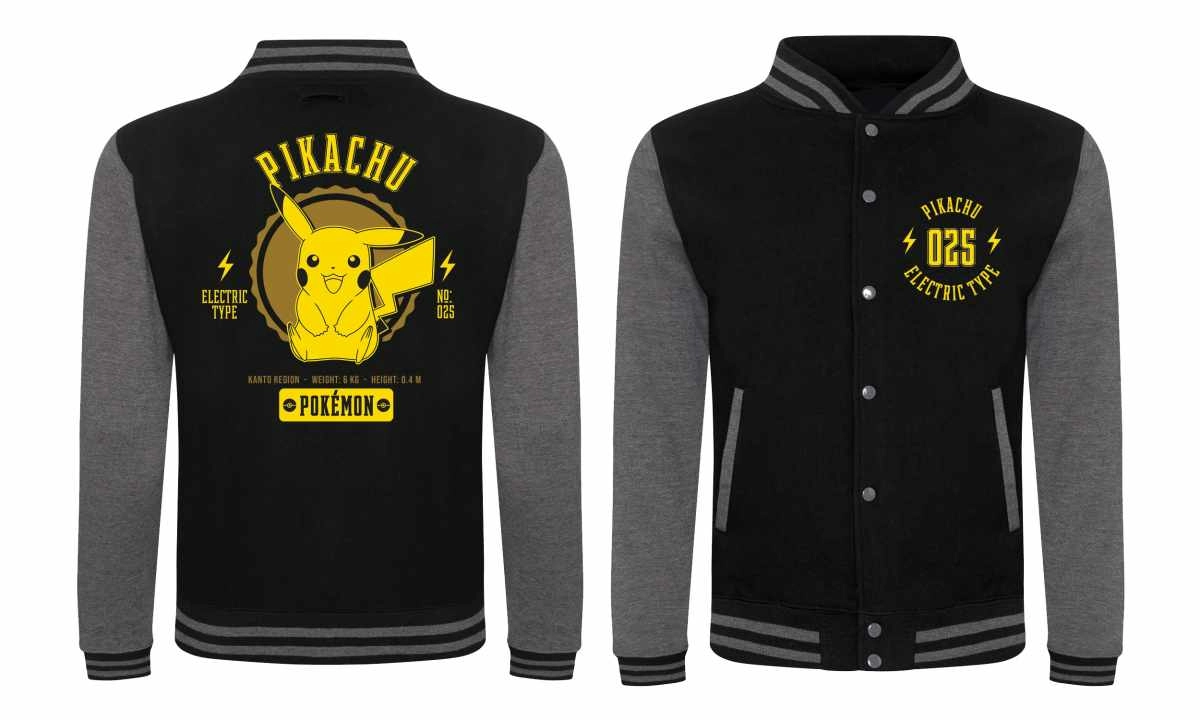 Pokemon-collegiate pikachu (varsity jacket)