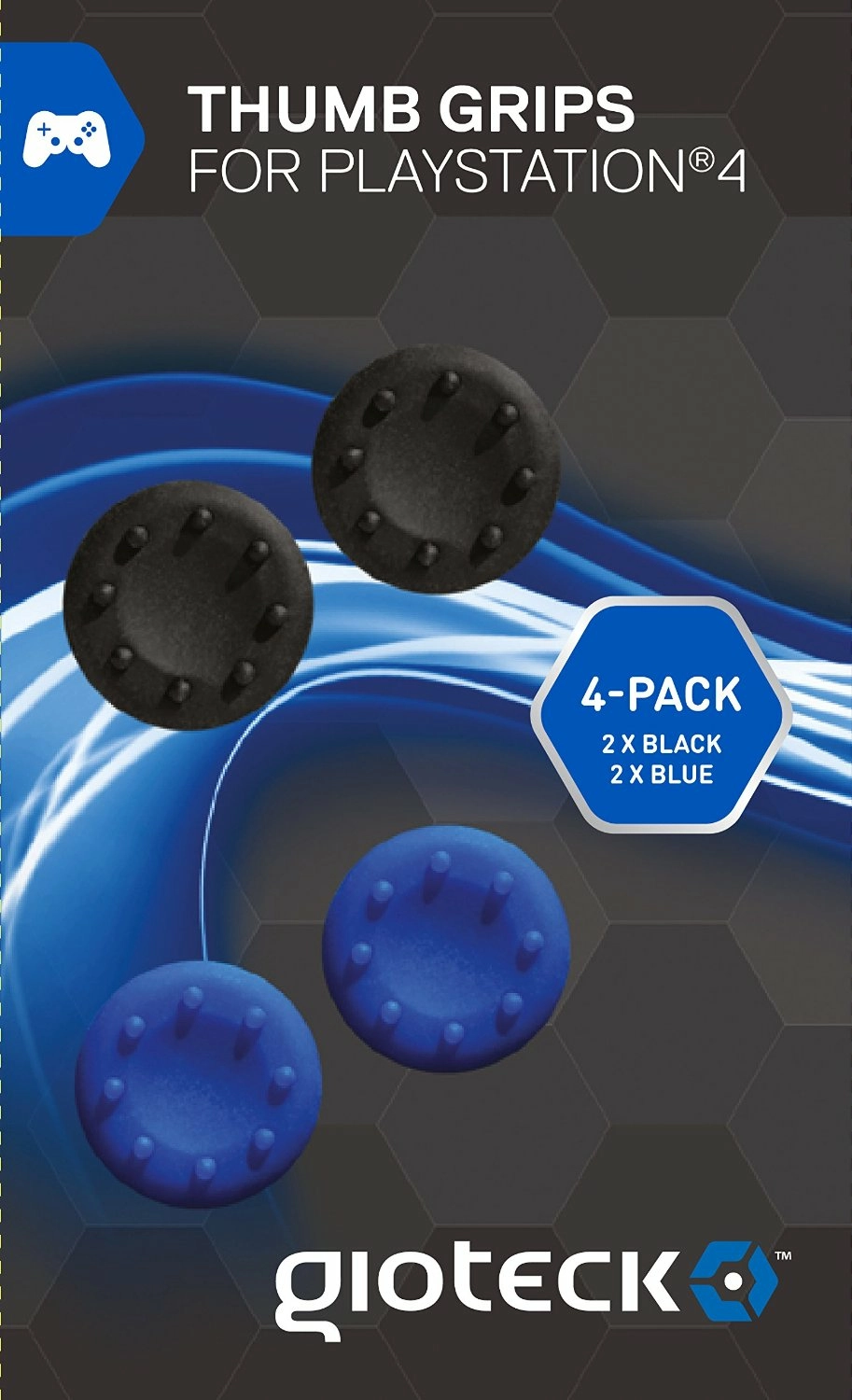 Grip Joysticks Gioteck : pack de 4 - PS4