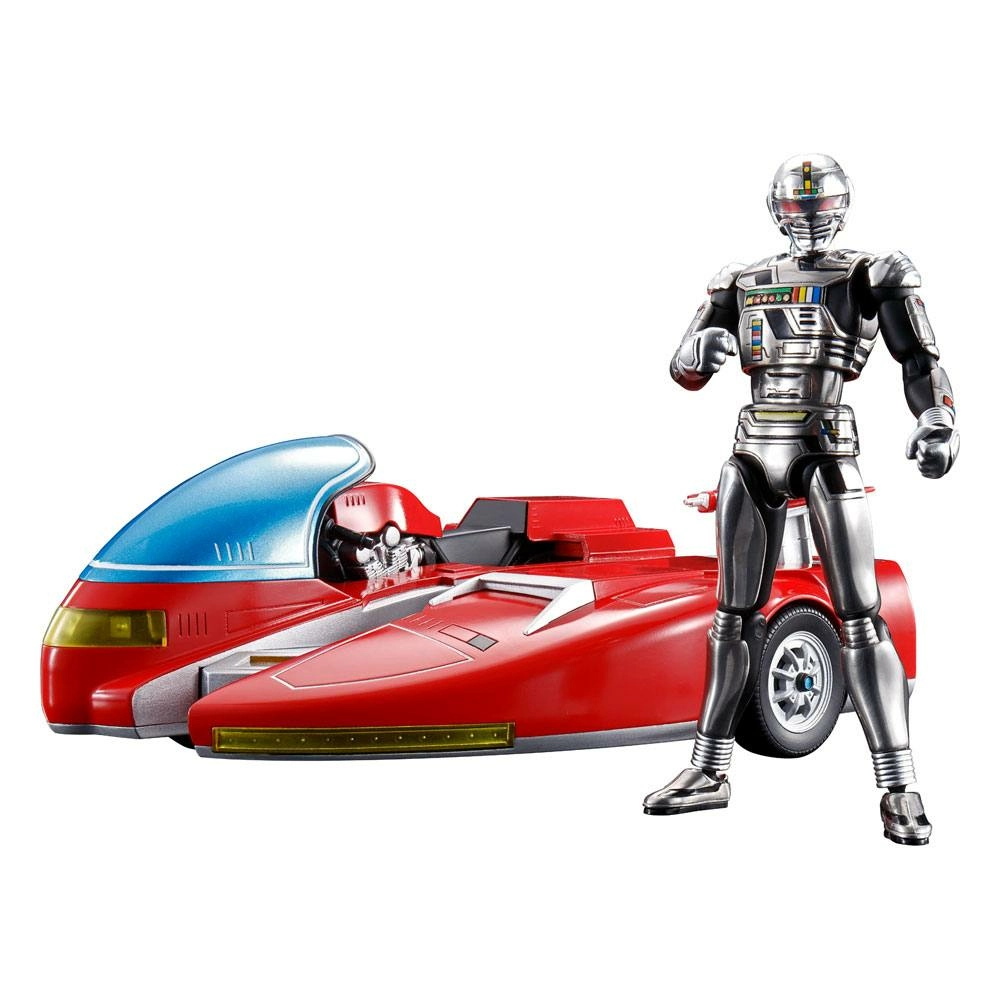 Space sheriff gavan figurine diecast dx chogokin space sheriff gavan & sybarian 10 cm