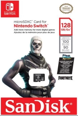 Carte micro sd 128gb fortn switccarte micro sd fortnite switch