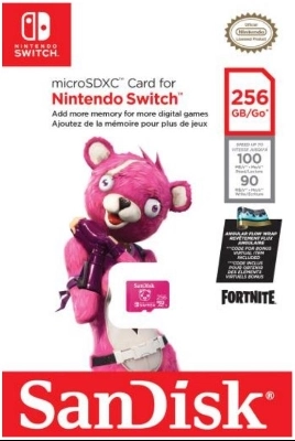 Carte micro sd 256gb fortn switccarte micro sd fortnite switch