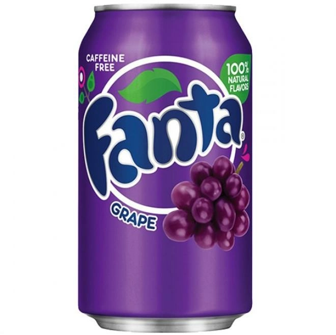 Fanta - soda goût raisin 355ml